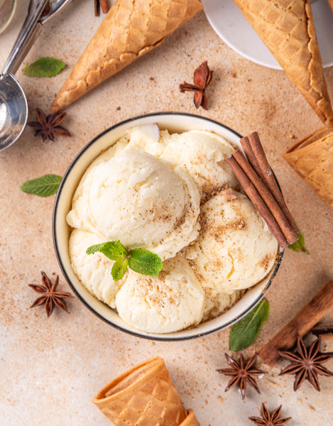 Protein-Rich Vanilla Ice-Cream – Brazza Bio